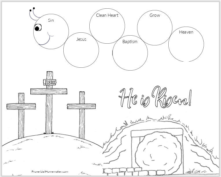 Coloring Wordless Gospel Printable Word Bible Crafts Wisdom Salvation