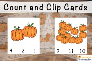 Counting Pumpkins From 1 to 12 - Pumpkin Printable Pack - Proverbial ...