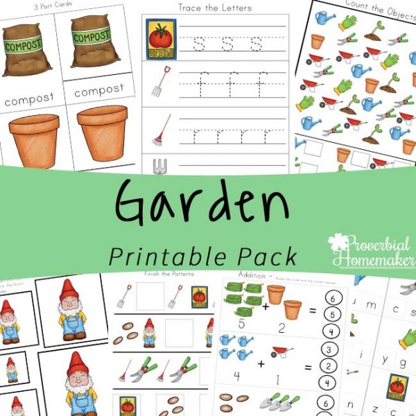 Free Garden Printable Pack - Proverbial Homemaker