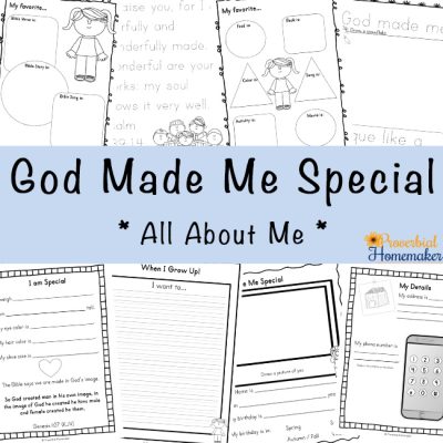 Teach Kids God Made Them Special (+ Printable Pack) - Proverbial Homemaker