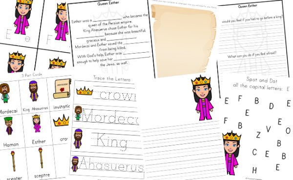 Queen Esther Printable Pack - Proverbial Homemaker