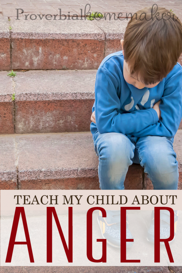 Teach My Child About Anger - Proverbial Homemaker